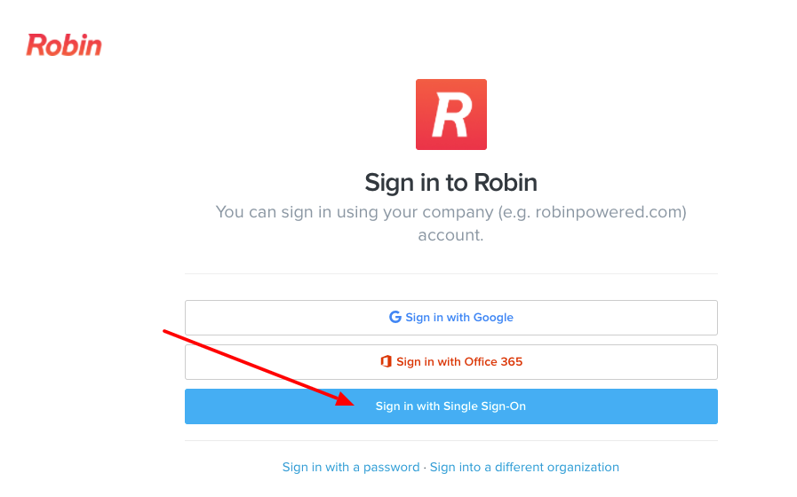 Enabling single sign-on via SAML 2.0 – Robin Help Center