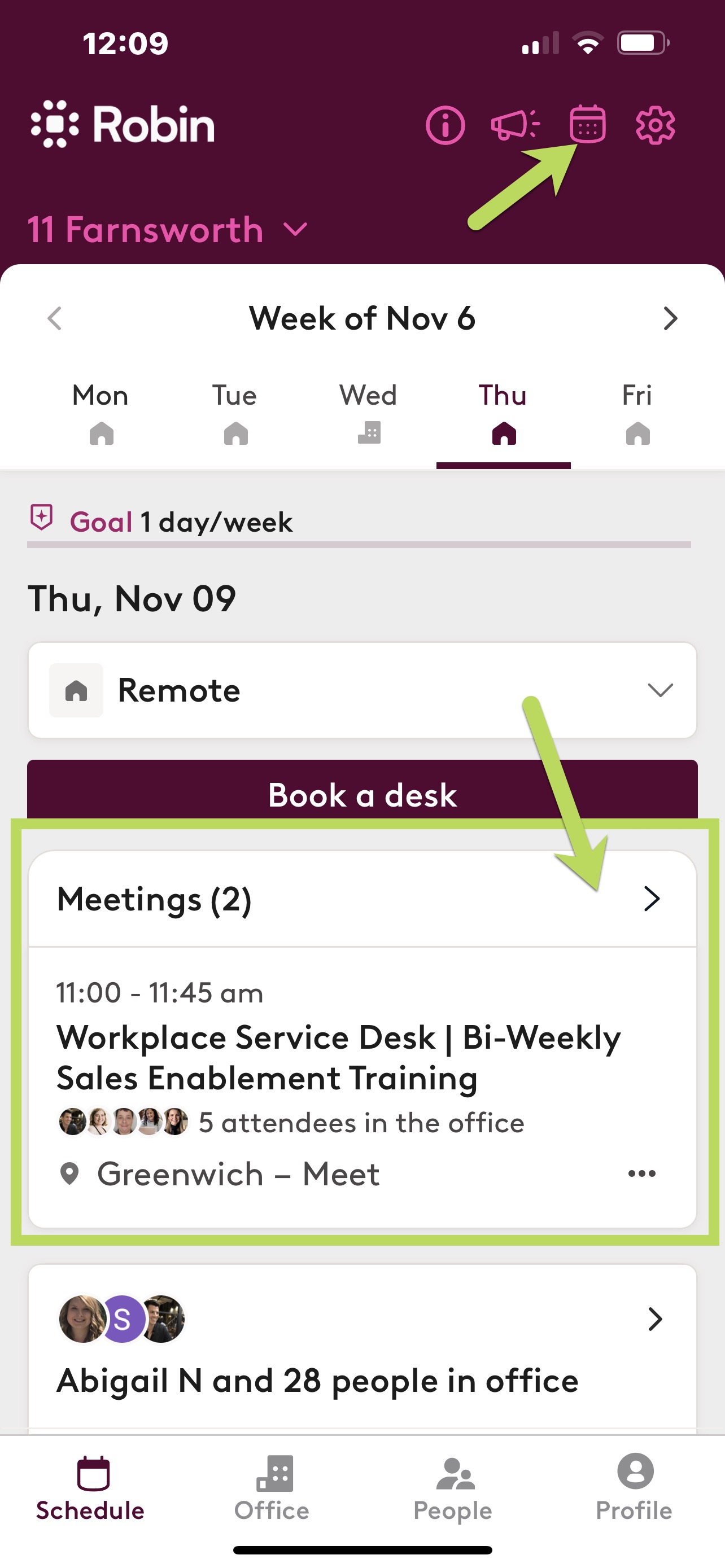 How to book a room on the mobile app – Robin Help Center