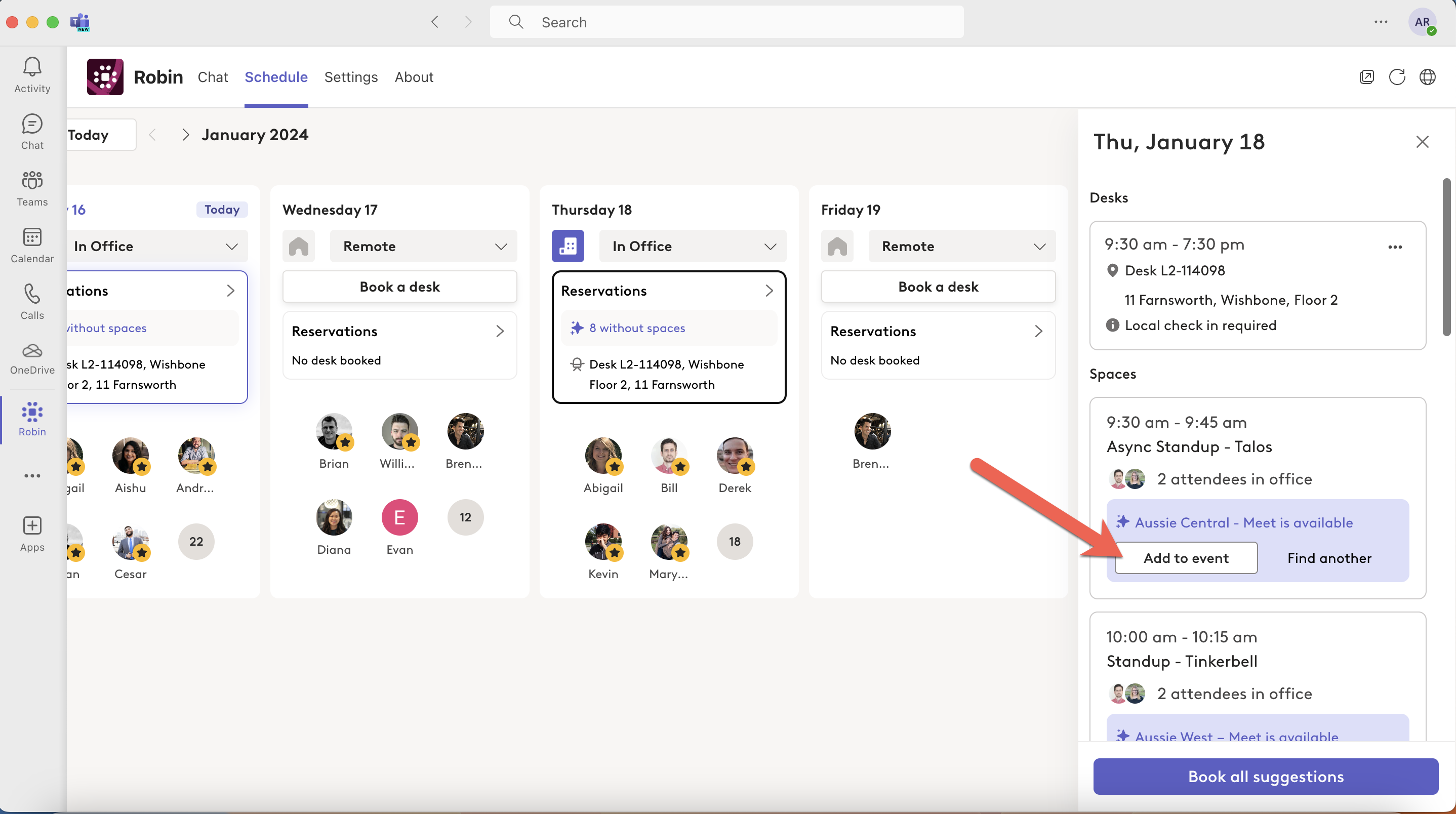 How to use Robin with Microsoft Teams – Robin Help Center