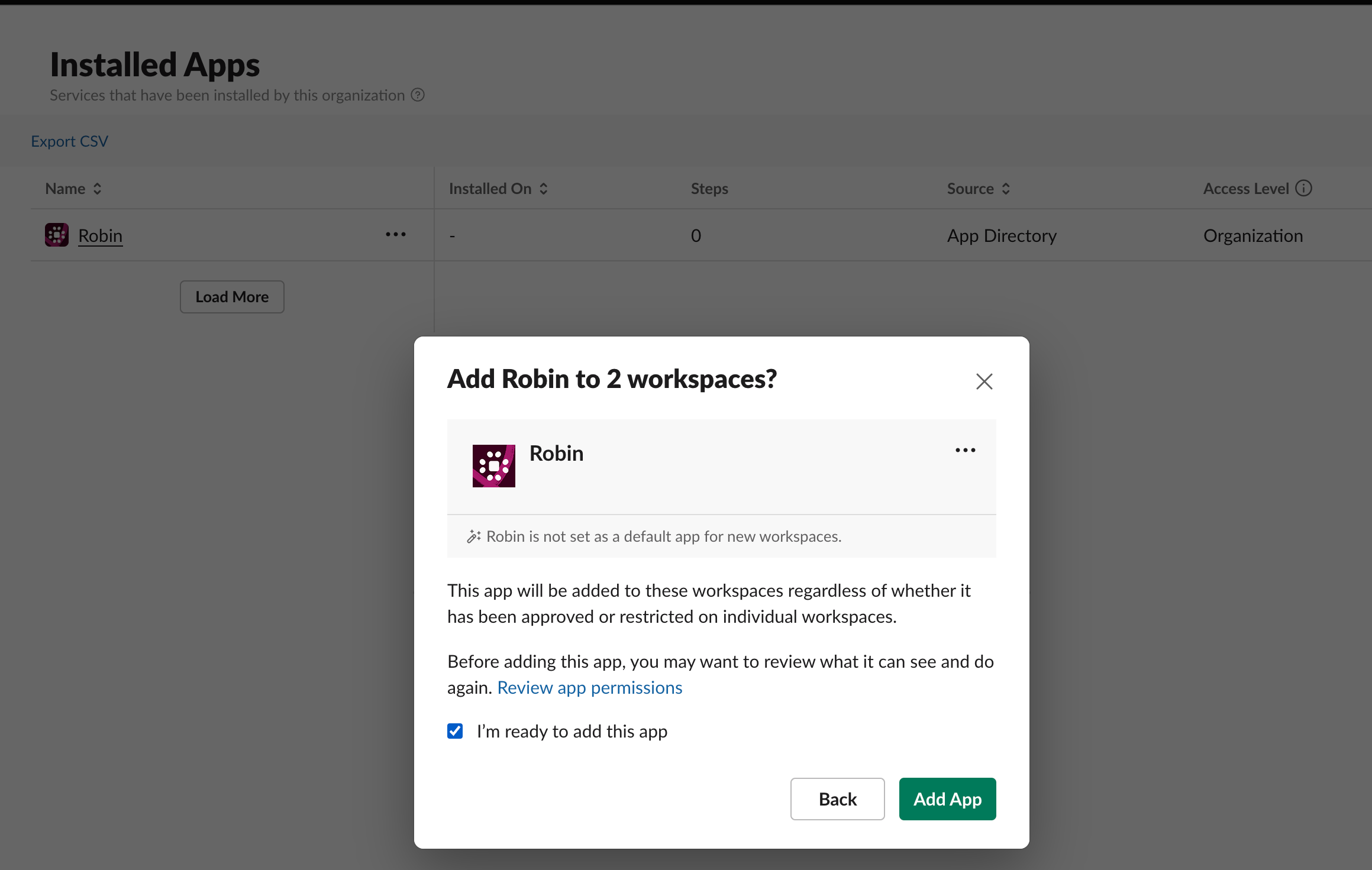 Slack Enterprise Grid – Robin Help Center