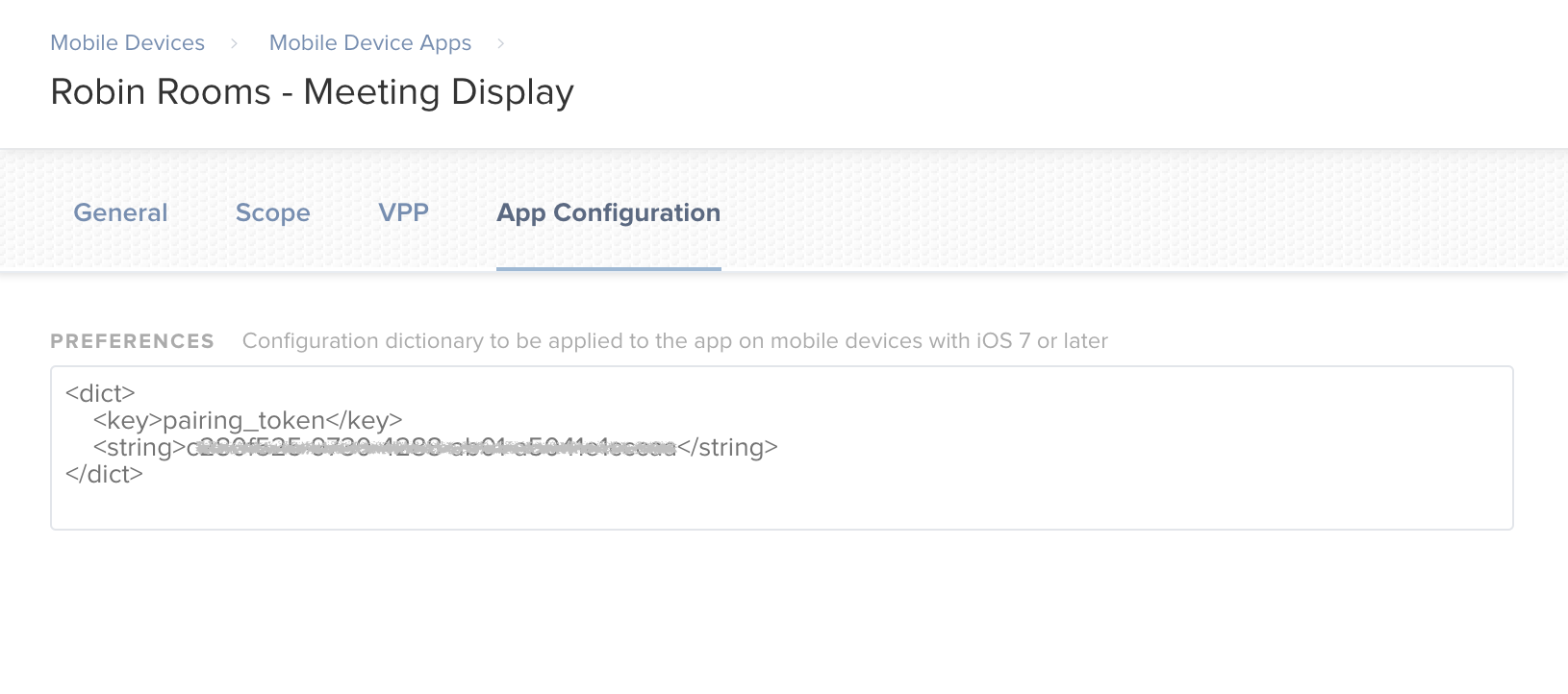Setting up room displays with MDM – Robin Help Center