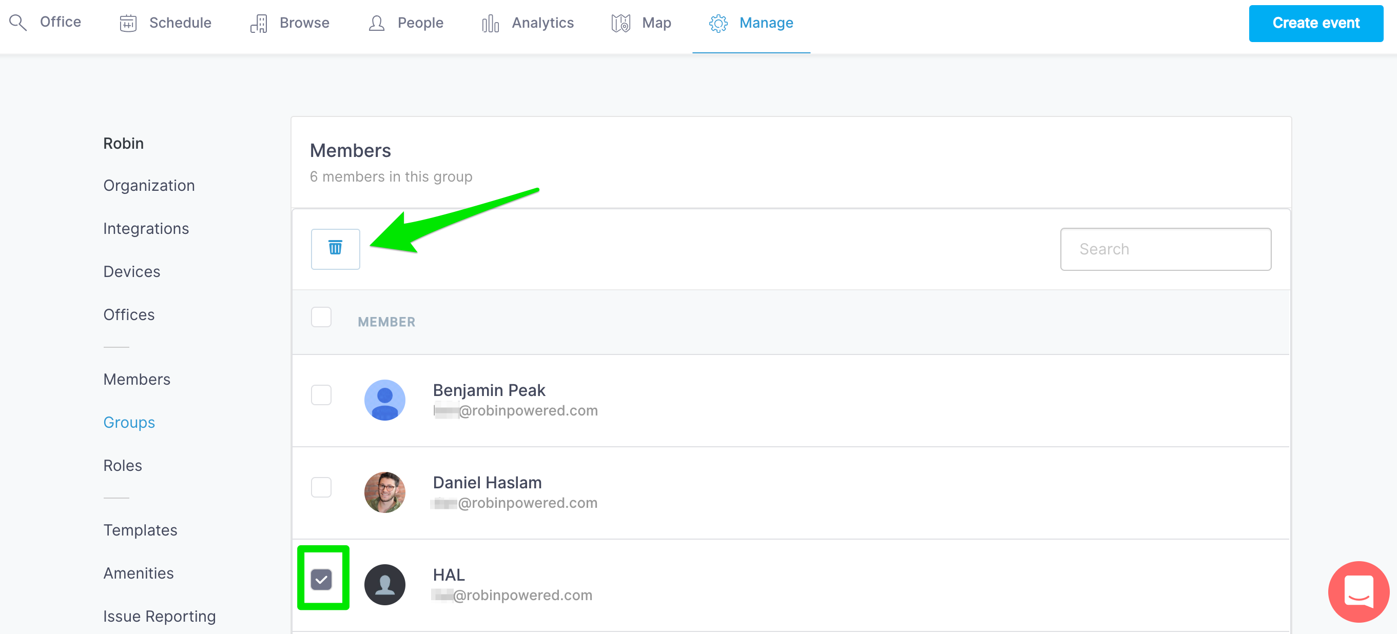 Adding and managing groups – Robin Help Center