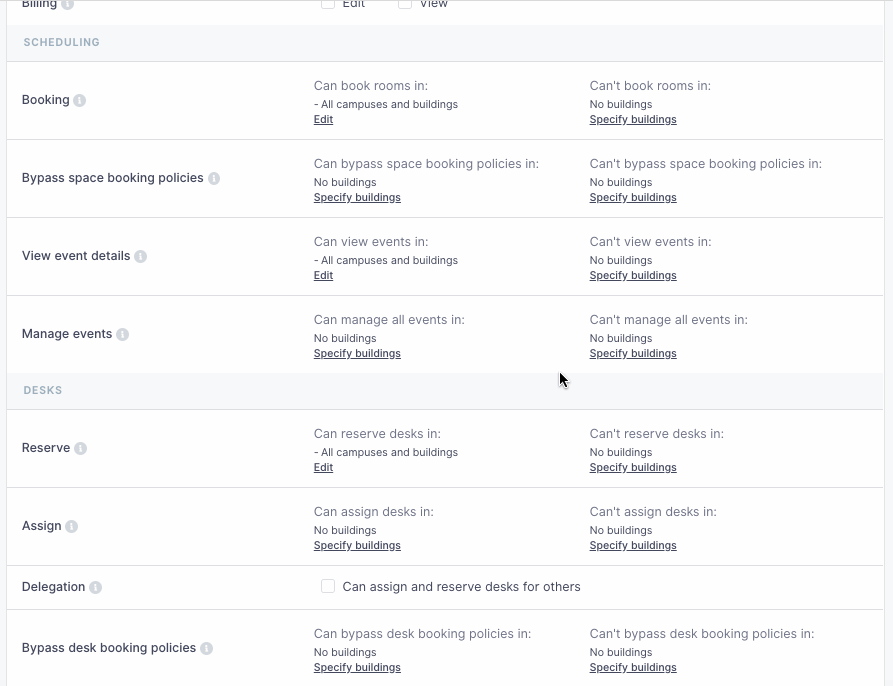 Adding permissions to roles – Robin Help Center