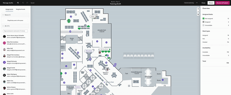 Locking and Sharing Draft Scenario Plans – Robin Help Center