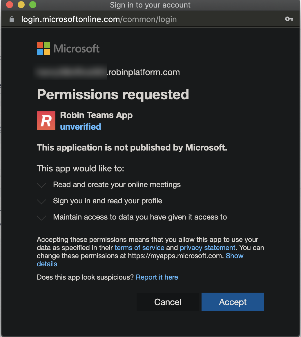 Microsoft Teams + Robin: Add video conference link – Robin Help Center